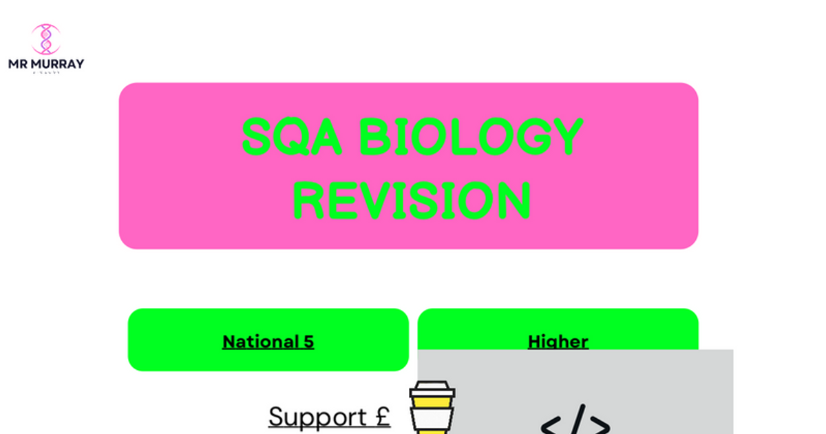 N5 Biology Revision